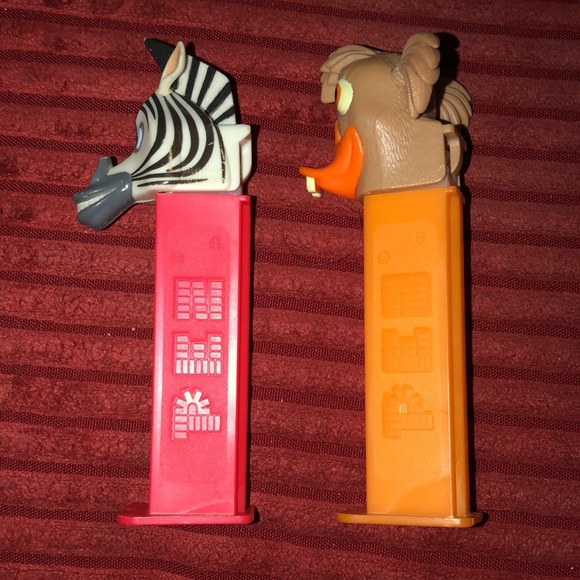 PEZ | Toys | Disney Chicken And Madagascar Marty Pez Dispensers Set Of 2 Used | Poshmark